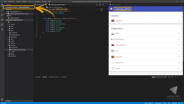 openHAB 2 Grundstruktur erweitern und anpassen | Schritt für Schritt ...