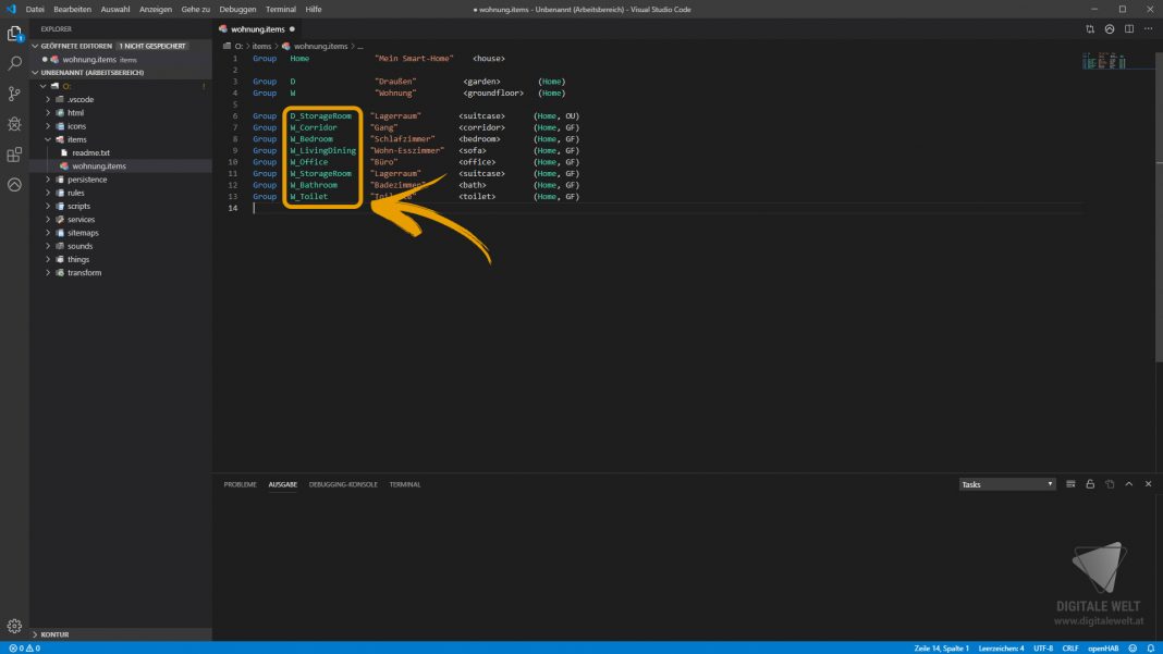 openHAB 2 Grundstruktur erweitern und anpassen | Schritt für Schritt ...