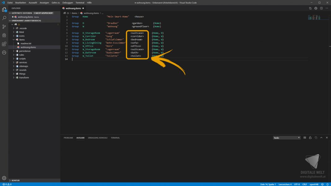openHAB 2 Grundstruktur erweitern und anpassen | Schritt für Schritt ...