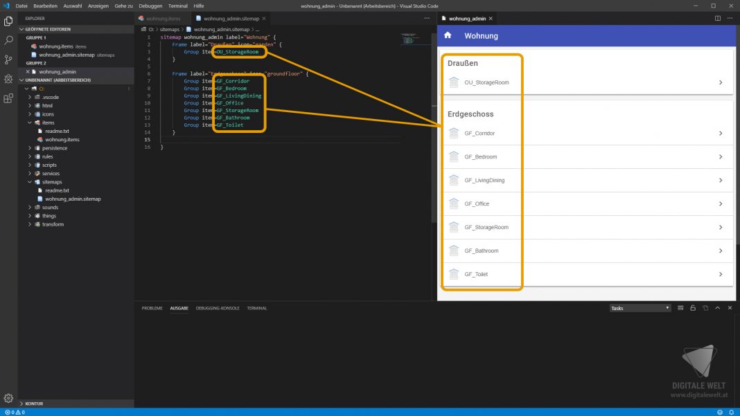 openHAB 2 Grundstruktur erweitern und anpassen | Schritt für Schritt ...