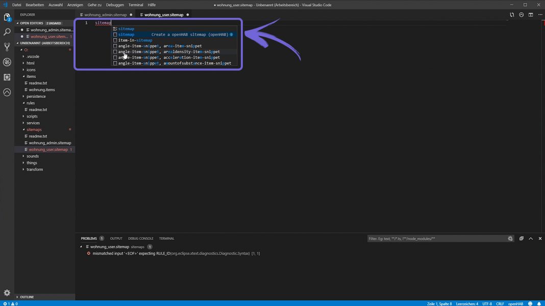 openHAB 2 Visual Studio Code einrichten | Schritt für Schritt Anleitung ...