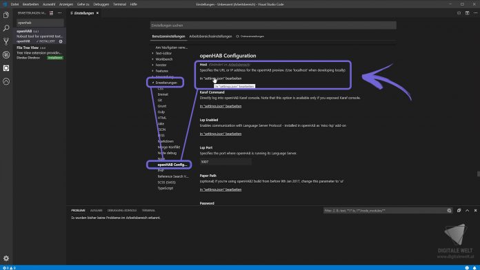 openHAB 2 Visual Studio Code einrichten | Schritt für Schritt Anleitung ...