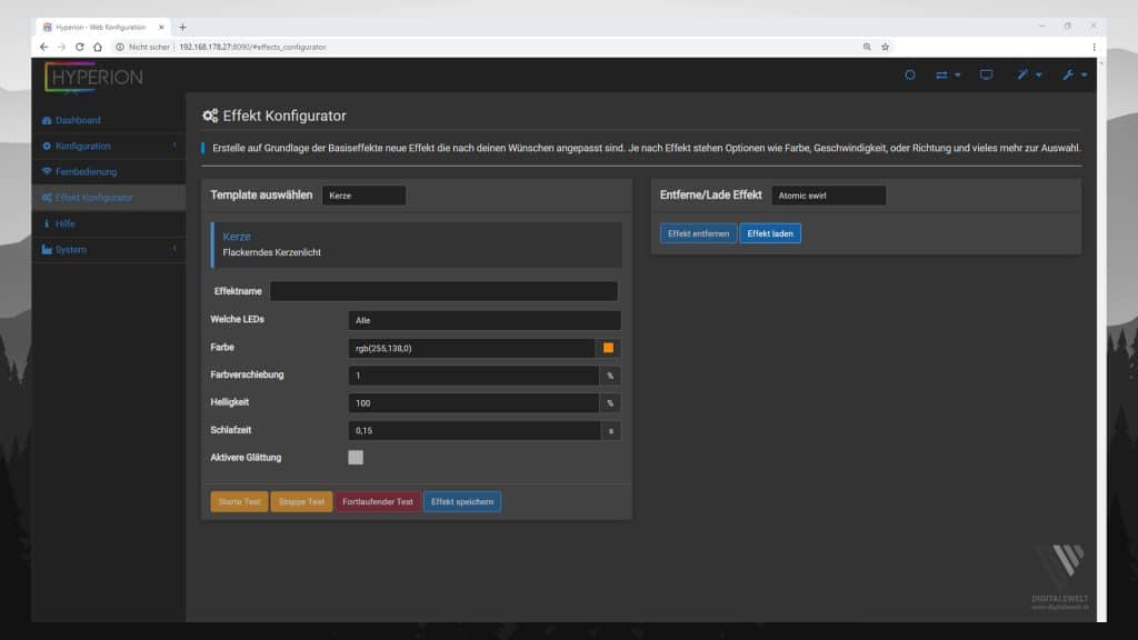 Hyperion.ng (Hyperion V2.0 Alpha) installieren - digitalewelt
