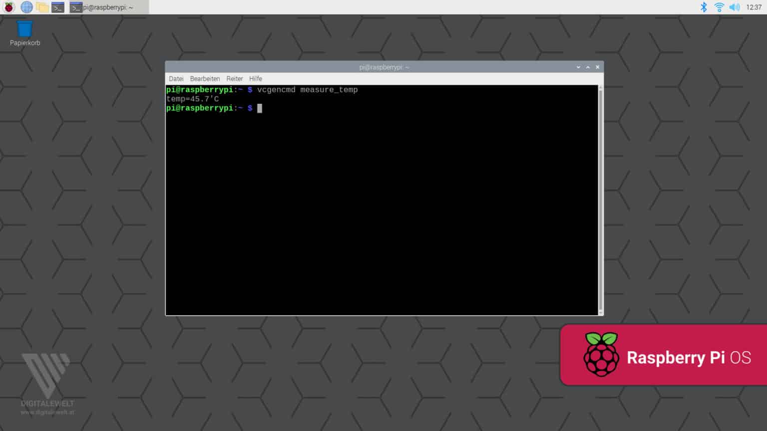 Raspberry Pi - CPU Temperatur auslesen und aufzeichnen - digitalewelt